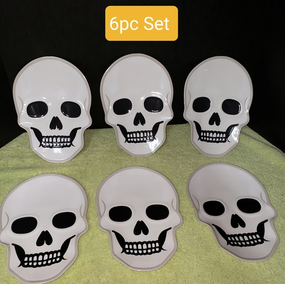 Target | Dining | 6pc Halloween Skeleton Plate Set | Poshmark
